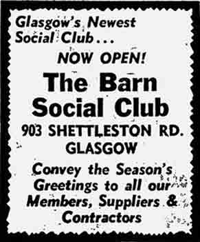 Barn Club 903 Shettleston Road